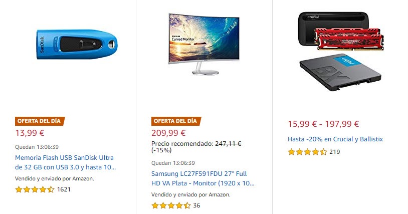 ¡Ofertas 10/12 Amazon! Tres "Ofertas del Día", dos "Ofertas Flash" y ...