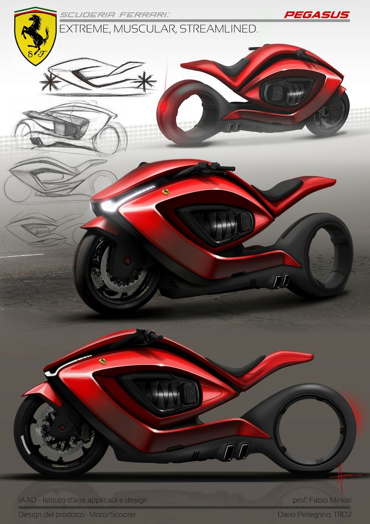 Technology and Inventions: Ferrari Motorcycle Concept