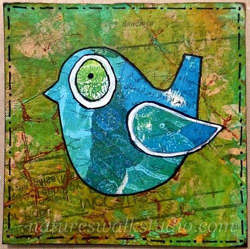 Natures Walk Studio: Torn Paper Collage Animals