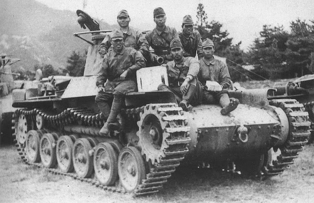 World War II History: A Japanese type 97 tank crew man of the 3rd Tank ...