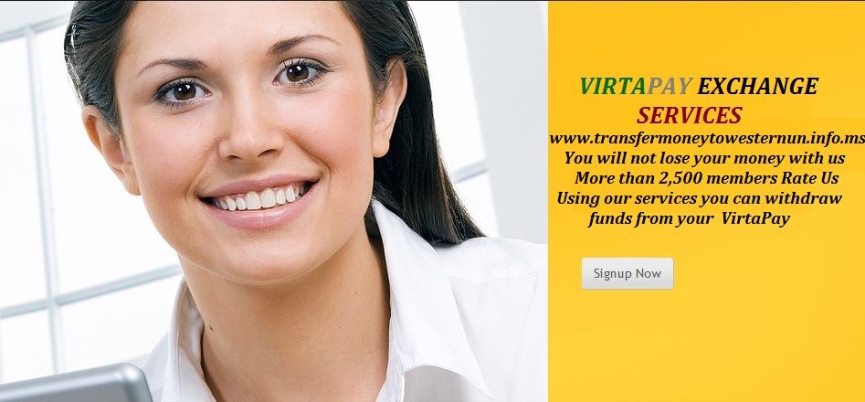 Transfer Virtapay Money To Western Union