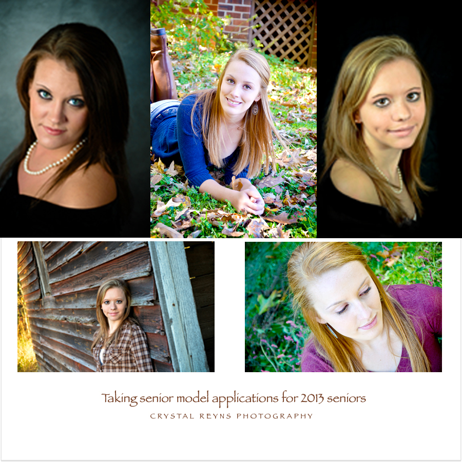 Crystal Reyns Photography: 2013 Senior Models!!!!