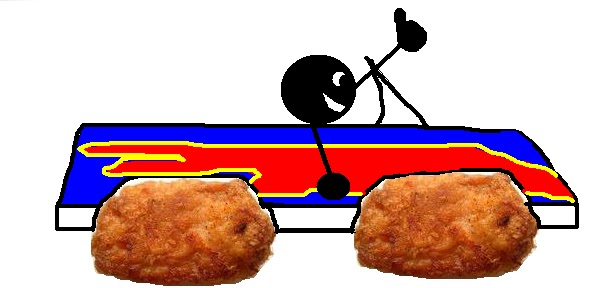 My Epic Blog of Sweetness: Chicken Nugget Car?