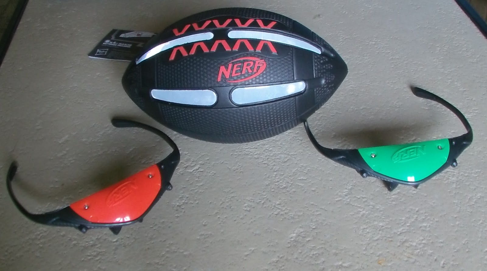 Check it Out! with Dawn: Product Review: Nerf FireVision Football