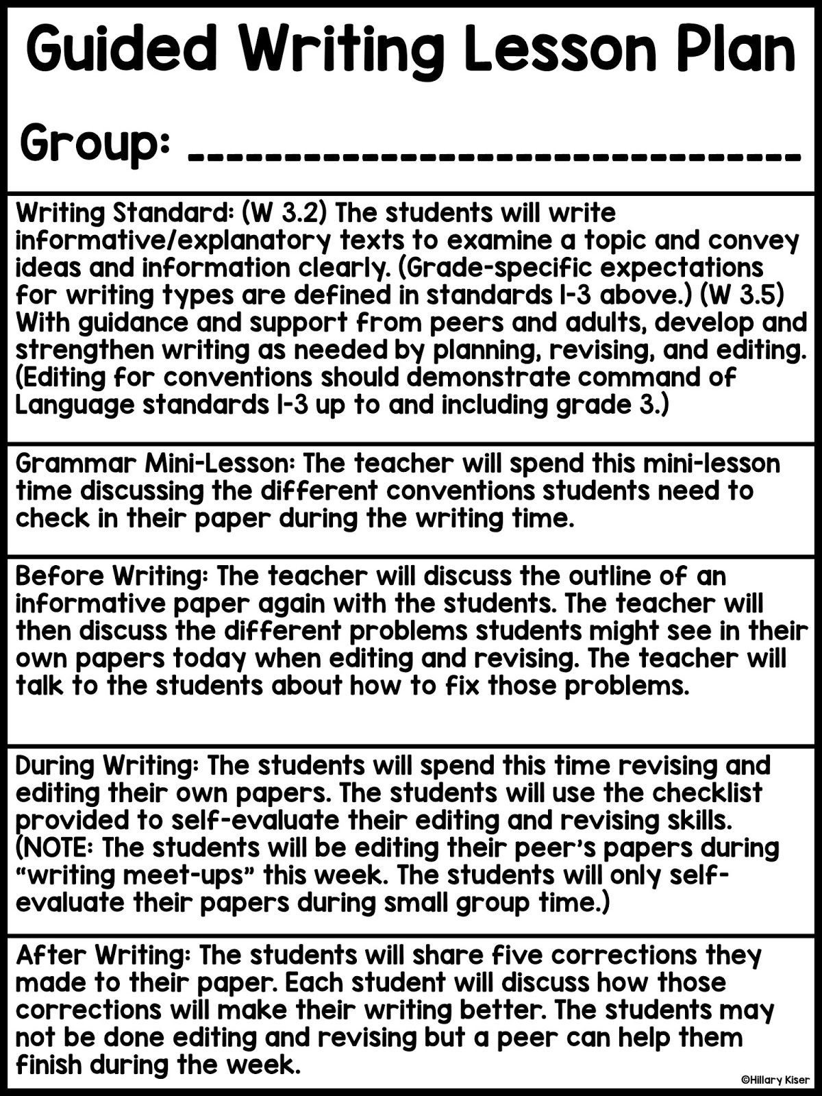 Taking Writing to 100% Small Group | Hillary's Teaching Adventures