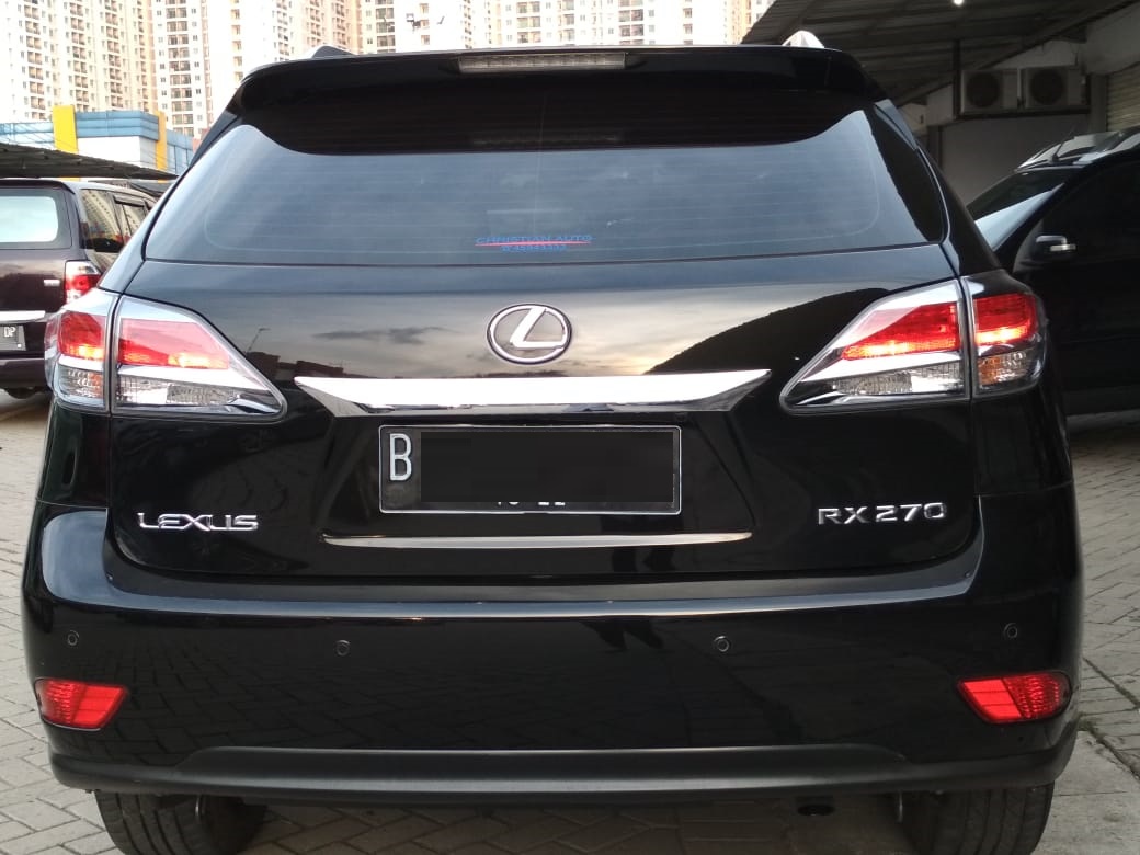 Lexus RX 270 Bekas warna hitam tahun 2012 Facelift - PUSAT MOBIL CBU
