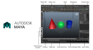 Interface Maya - Tutorial Autodesk Maya