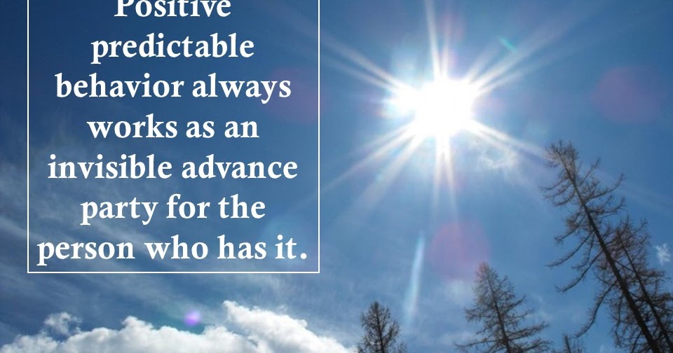 Insights on Human Behavior in Organization: About predictable behaviors