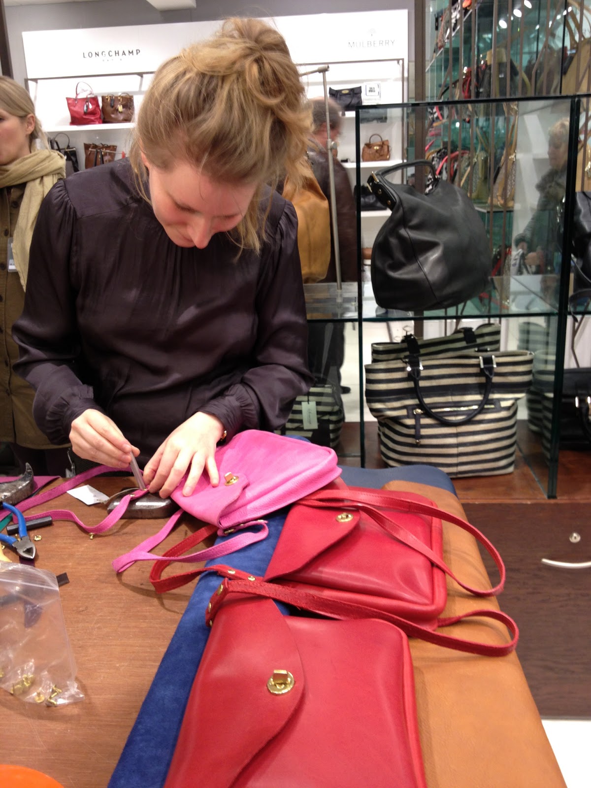 Mrs Osborn's shopping spree: Mimi Berry at John Lewis, Oxford Street