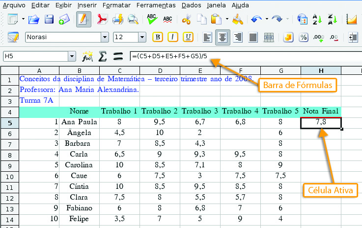 Aprendendo sempre: UNIDADE 8: Resolução de Problemas com Planilha ...
