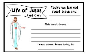 Bible Fun For Kids: Life of Jesus Fact Cards