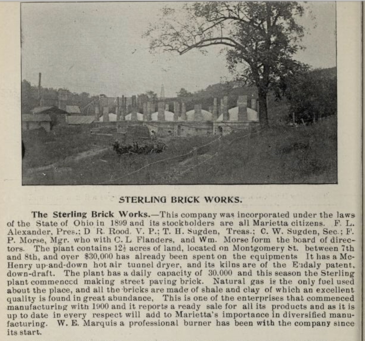 Early Marietta: Brickmaking in Marietta: The Captain, The Doctor, and ...