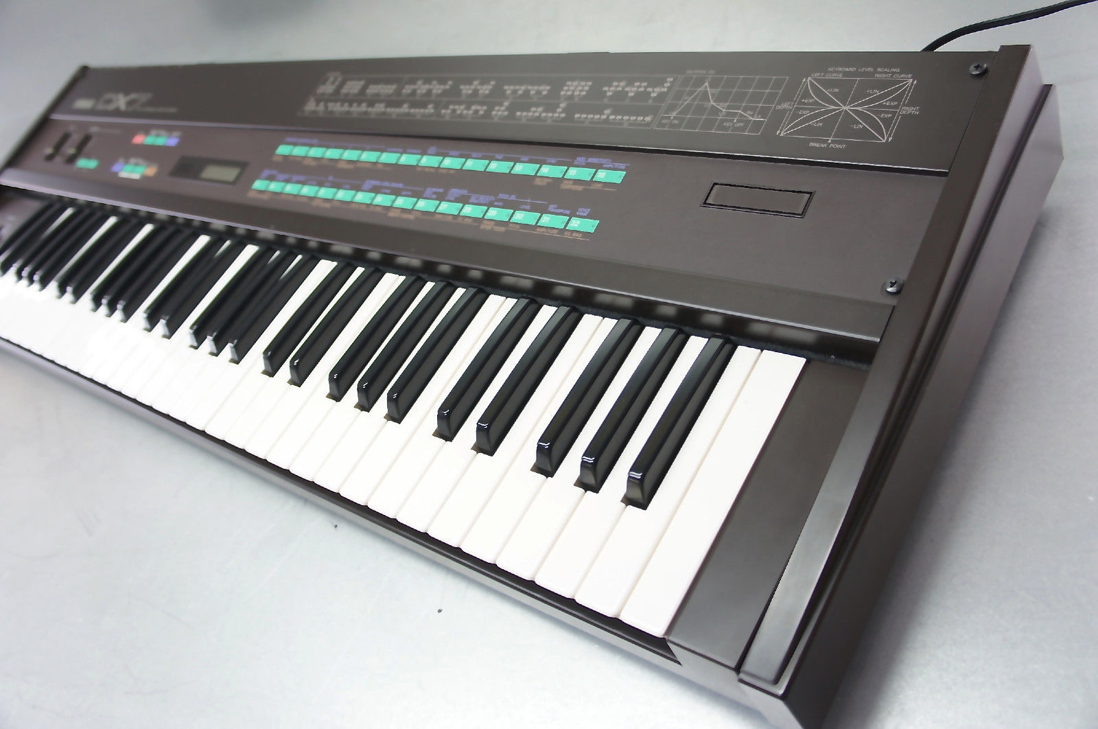 MATRIXSYNTH: 1980's Yamaha DX7 with Original Brown Leather Hard Case