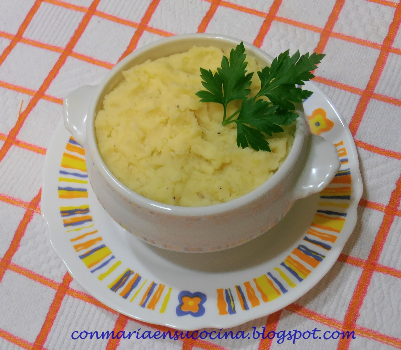 Con María En Su Cocina Puré De Patatas Casero Receta Paso A Paso