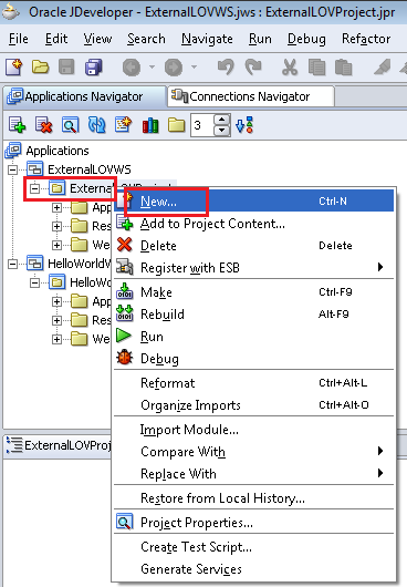 Oracle Apps Quick Reference: External LOV in OAF