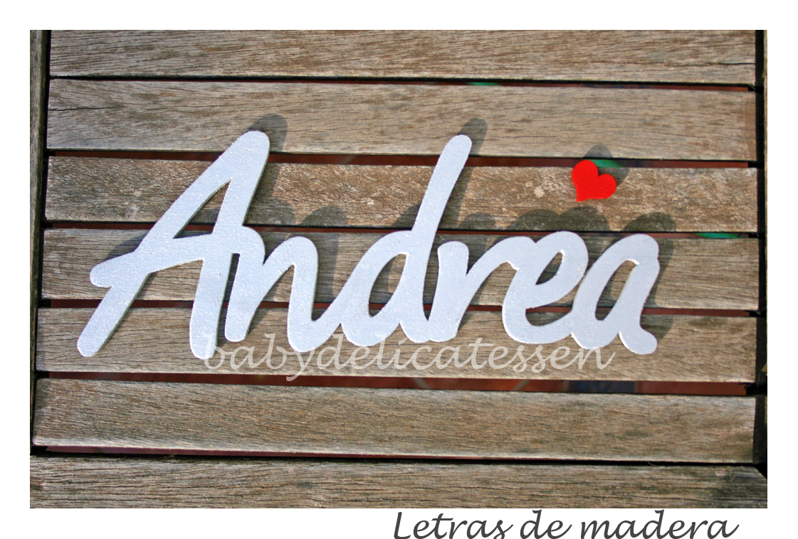 BABY DELICATESSEN LETRAS DE MADERA: enero 2014