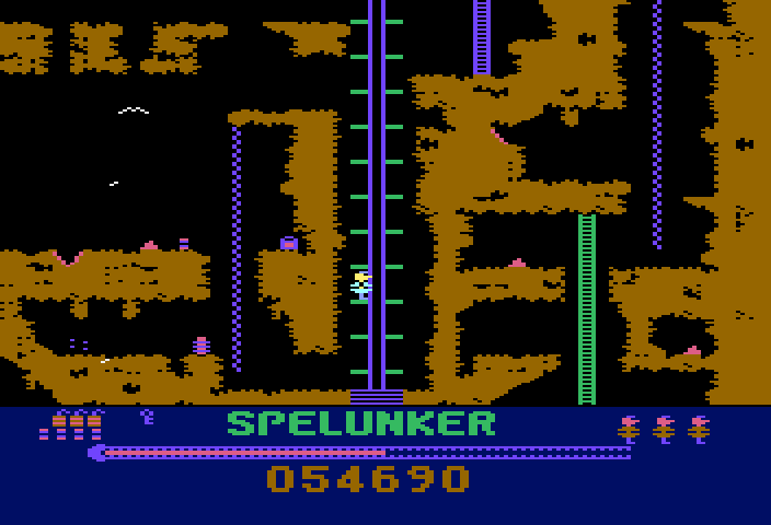 VGJUNK: SPELUNKER (ATARI 800)