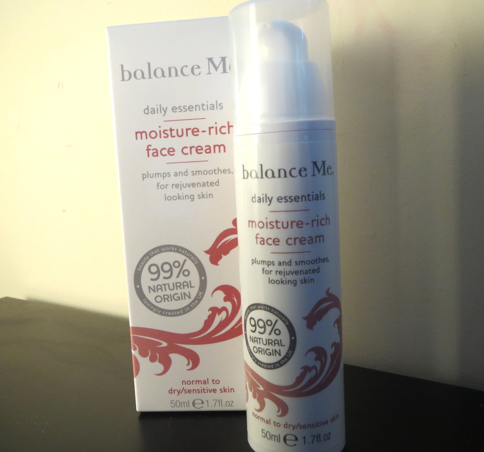 Balance me moisture-rich face cream | Talisa Talks Beauty