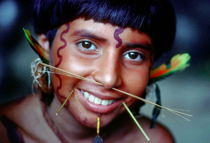 Fascinating Humanity: Amazon: Angelical Face Of A Yanomami Girl