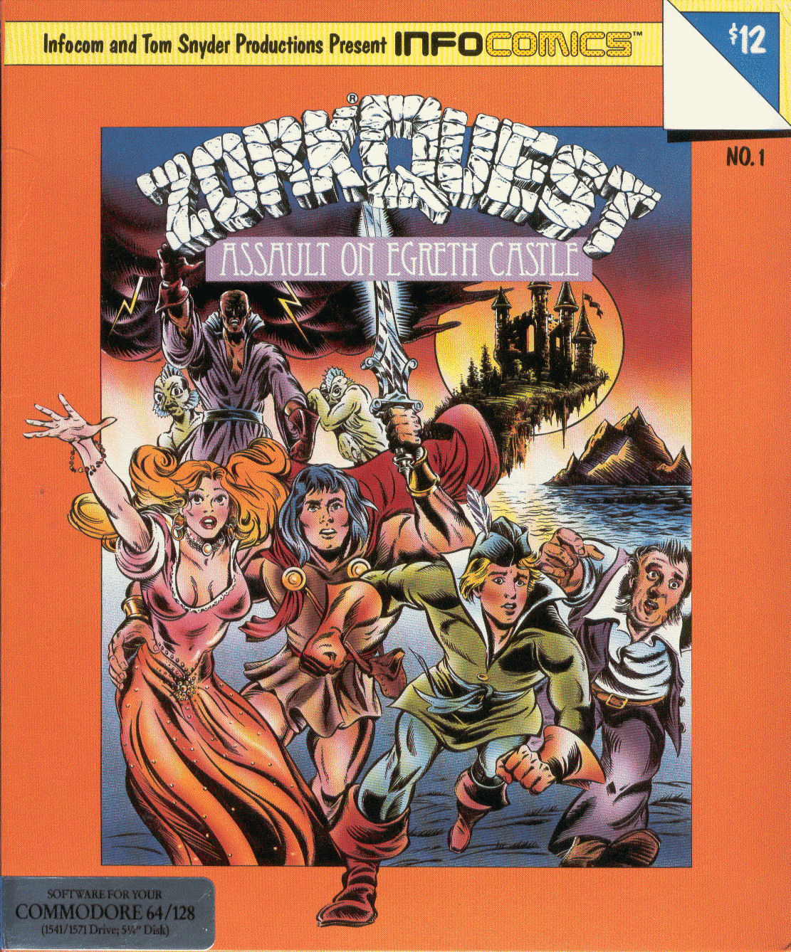 Archeogaming: ZorkQuest: First Interactive Comic ever?