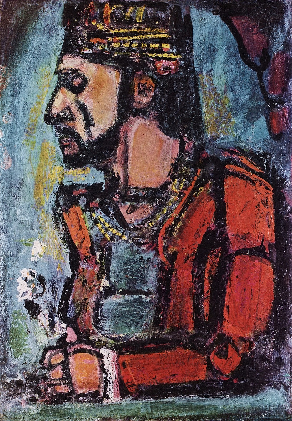 Enjoy some Damn Fine Art : Georges Rouault. The old King, ca. 1920 ...