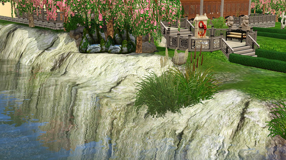 Corporation "SimsStroy": The Sims 3. Terrain paint stone.
