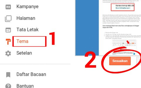 Cara Membuat Menu Bar di Blogger tanpa edit HTML - Kumpulan Cara