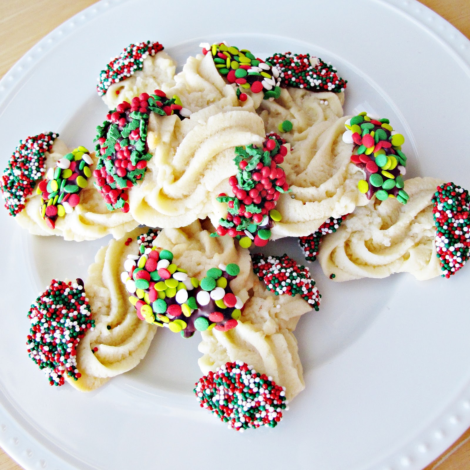 Left of Spoon: sprinkle snakes