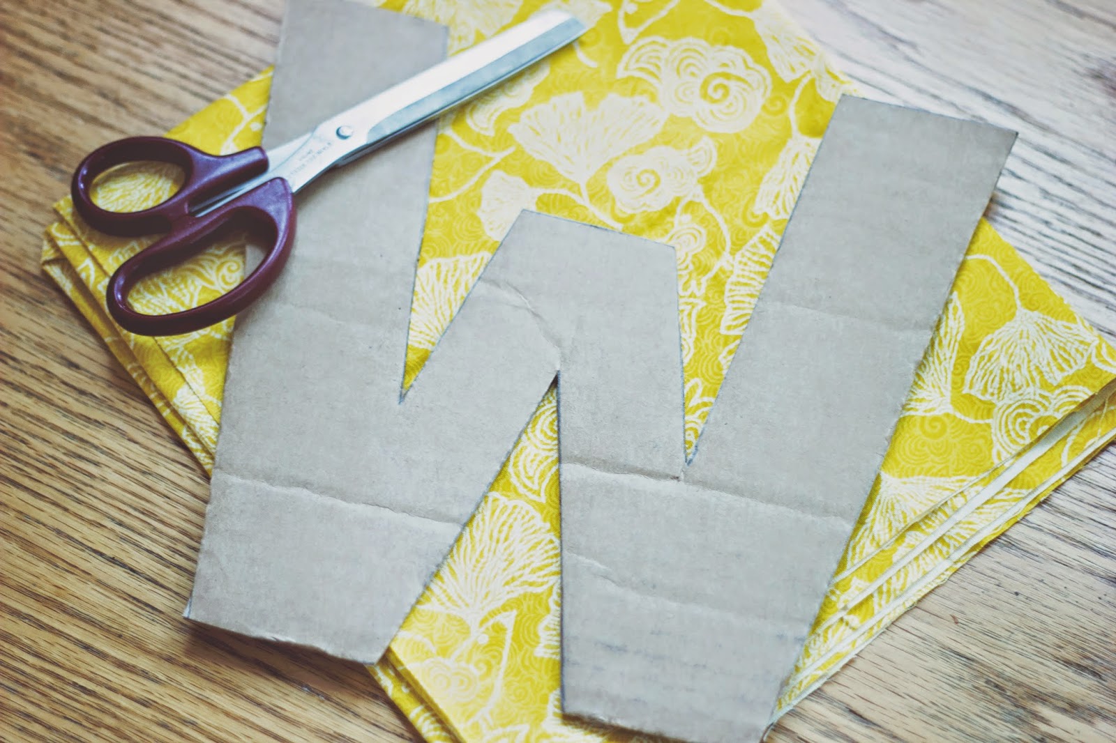 Little Chicken Charlie: Cardboard letter art