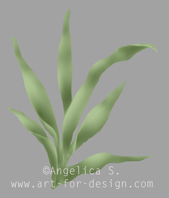 Step by Step - flower sprigs from sketch to result | Art for Design