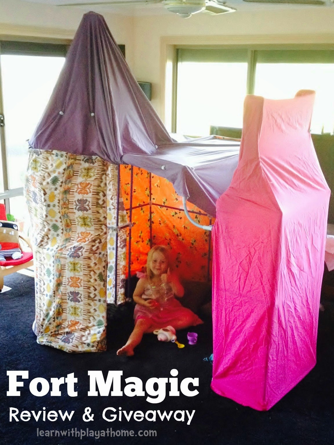 Learn with Play at Home: Fort Magic Kit Review and Giveaway