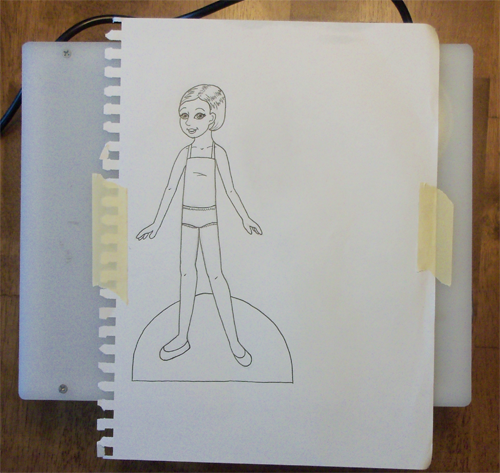 Paper Doll School: July 2012