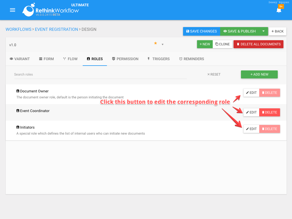 Rethink Workflow Support: Role-based Access Control