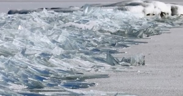 These Frozen Waves Look Like Piles Of Broken Glass, And I Can’t Stop ...