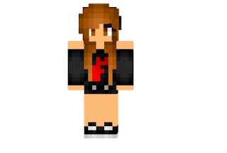 Red T Rex Girl Skin for Minecraft ~ Minecraft girl skins hot ...