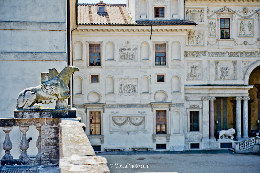 Visiting the beautiful Villa Medici (Accademia di Francia) in Rome