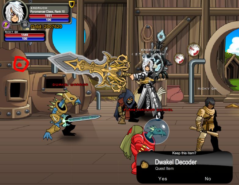 cheat AQW & Code Spam & Story J6