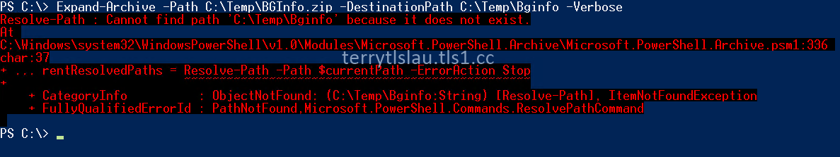 Terry Lus Blog Using Powershell To Zip And Unzip Package On Windows 10 And Windows Server