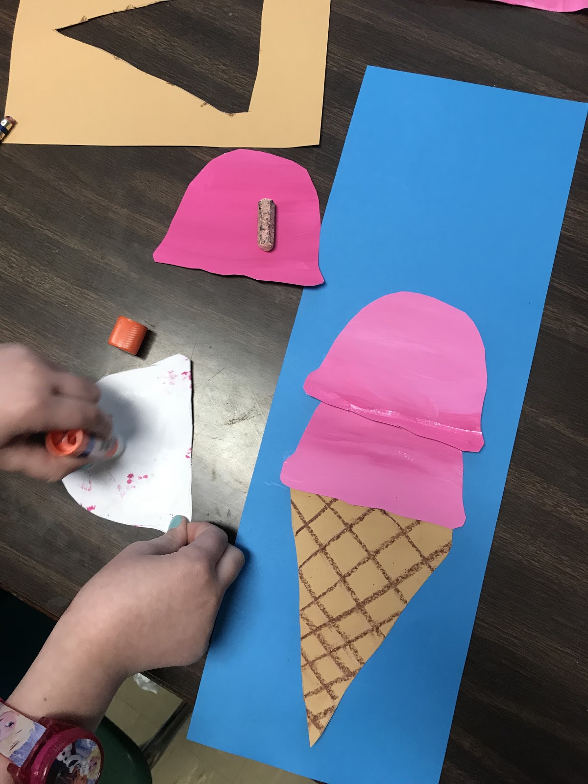 Elements of the Art Room: 2nd grade Value Ice Cream Cones