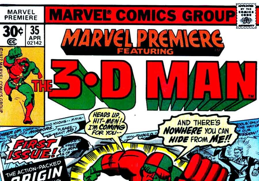 Marvel Premiere #35 - Jack Kirby cover + 1st 3-D Man - Pencil Ink