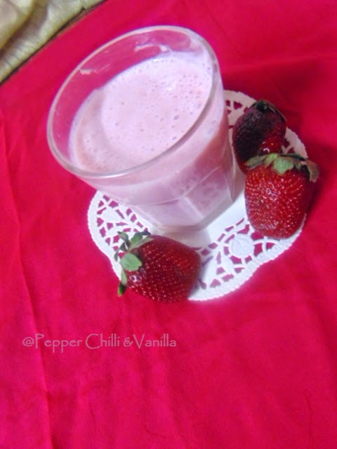 Strawberry Lassi | Pepper, Chilli and Vanilla