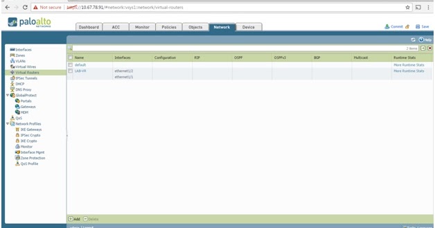 My Palo Alto Networks PCNSE Journal: Configuring Static Route and OSPF on a Palo Alto Networks ...