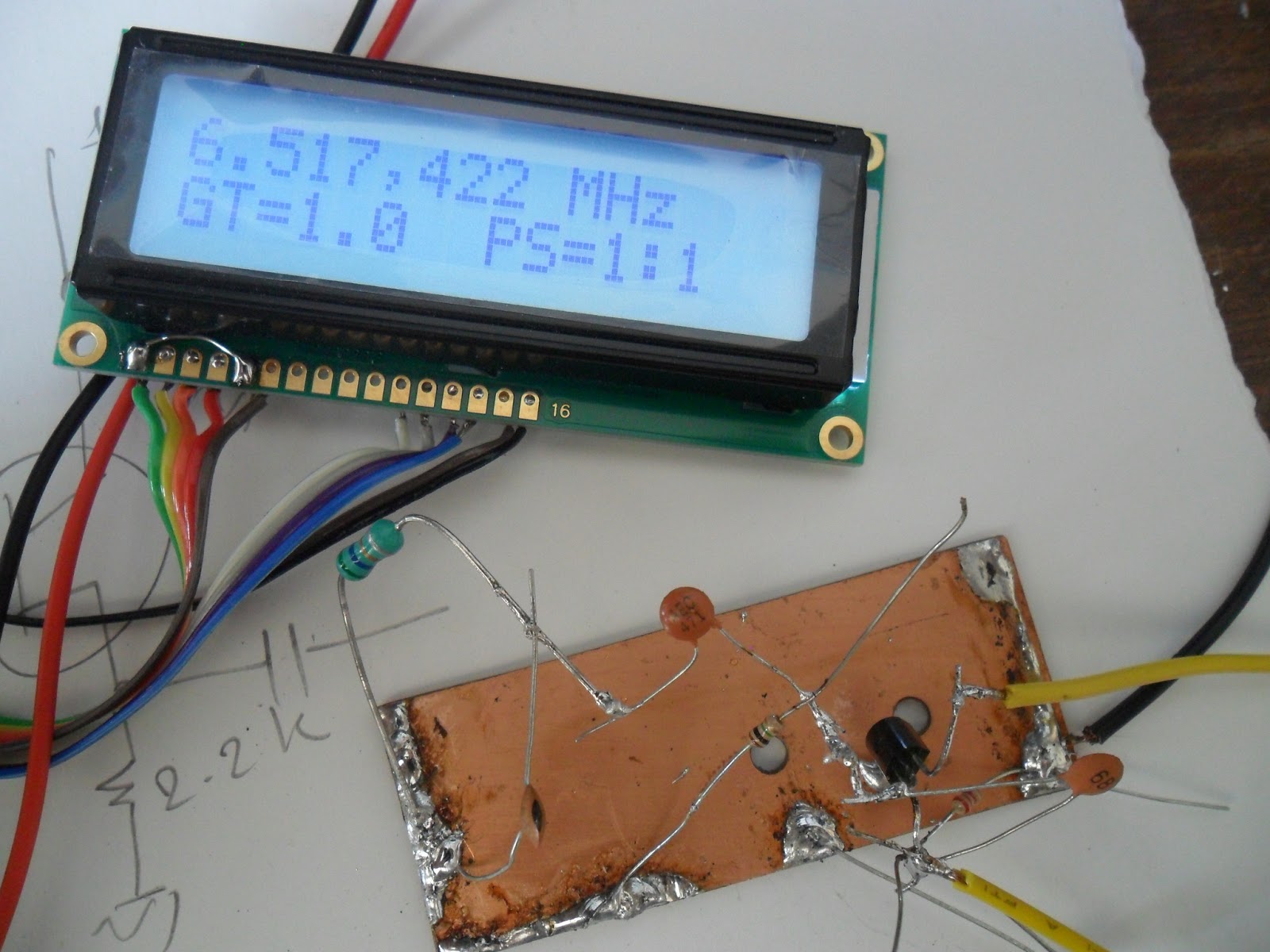 21 MHz Superheterodyne Radio: 1 วงจร VFO