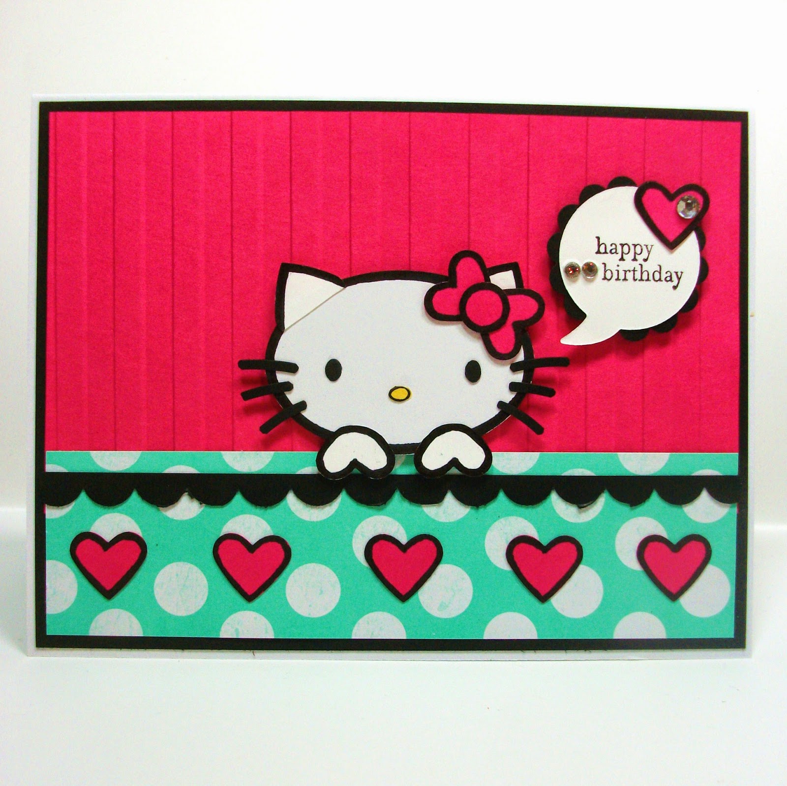 Two Happy Stampers: Hello Kitty Punch Art