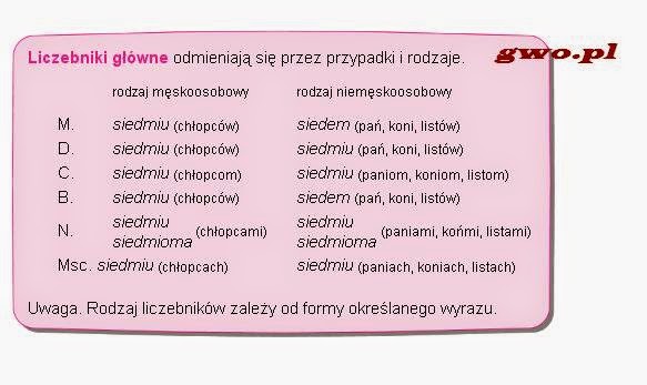2*2 на польській Odmiana liczebników