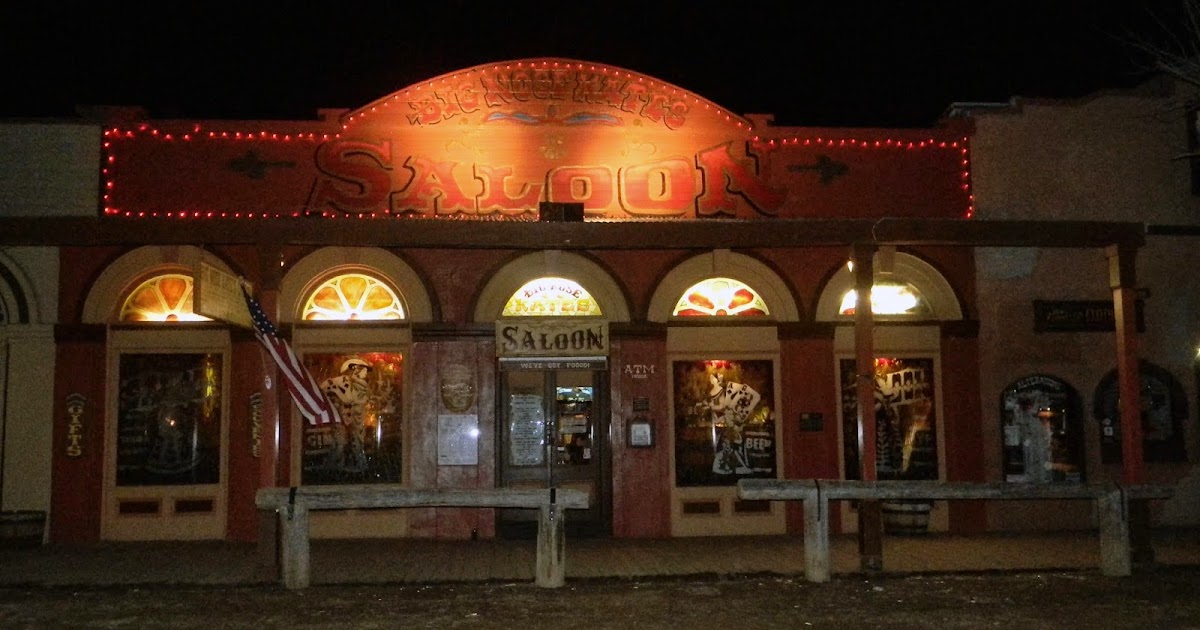 Nighttime at Big Nose Kate's Saloon