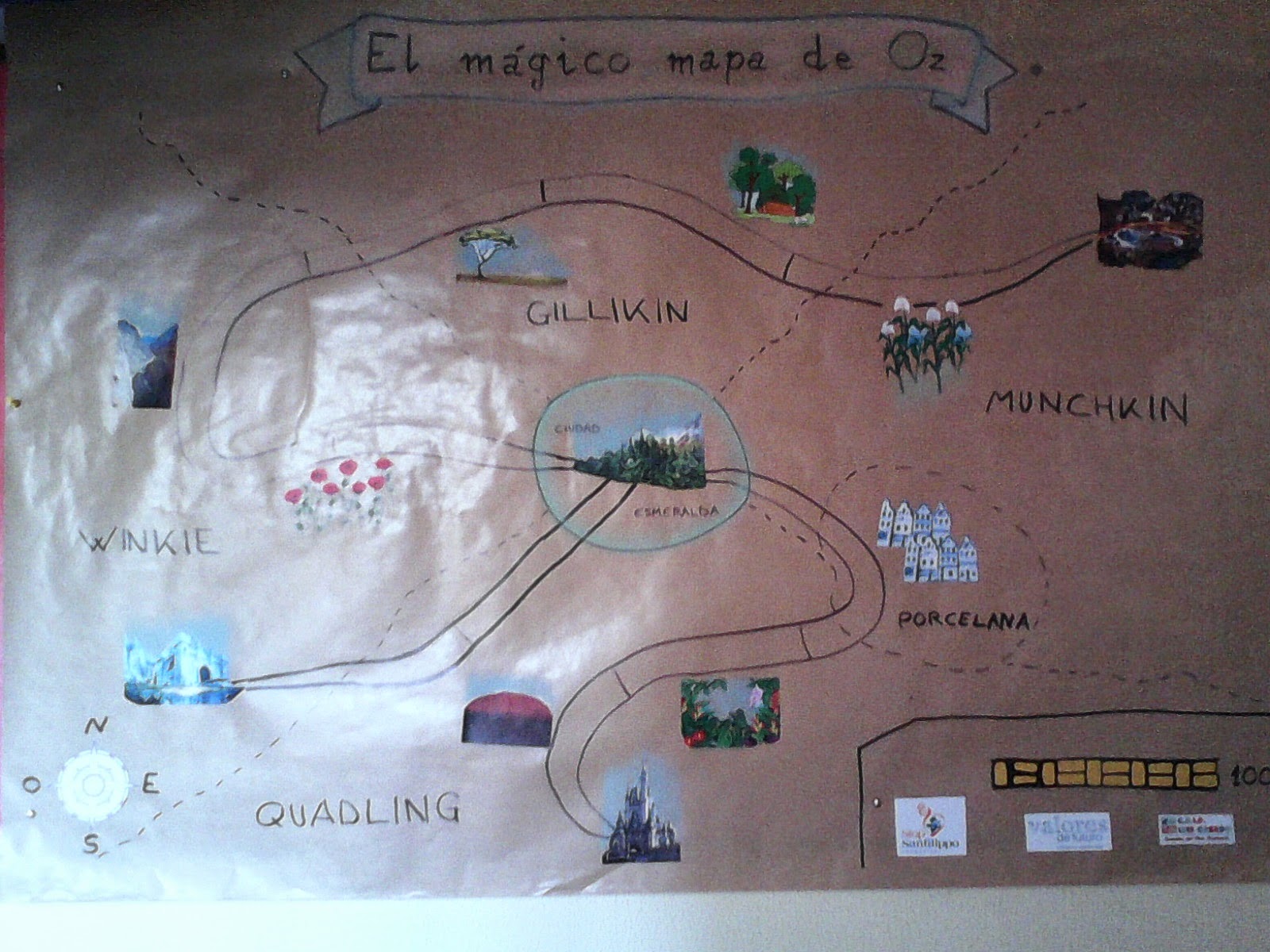 Recursos con encanto: El mágico mapa de Oz