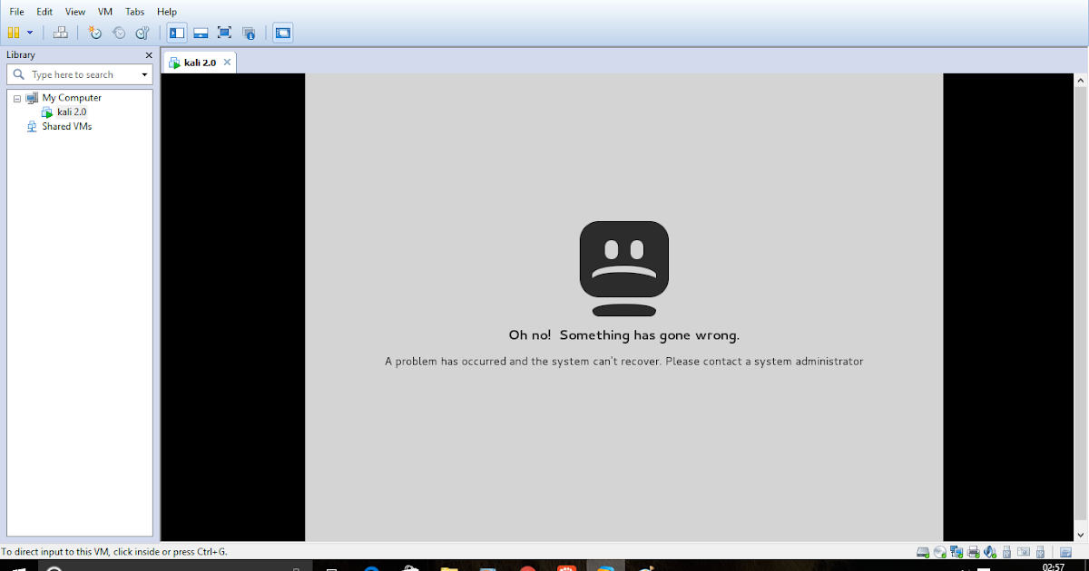 Oh no! Something has gone wrong [solved] - المحترف العربي للمعلوميات