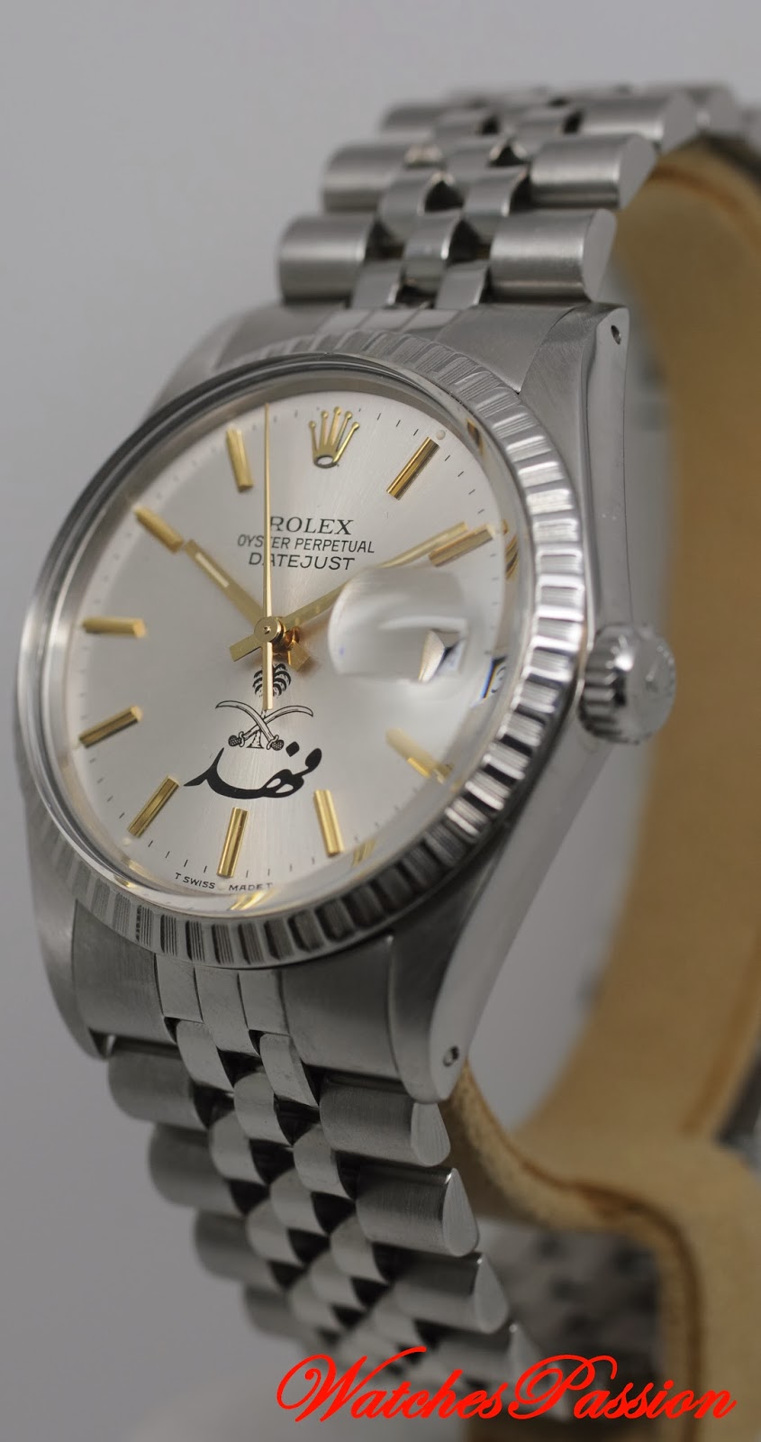 Watches Passion: Rolex Datejust Saudi Logo with King Fahd Signature