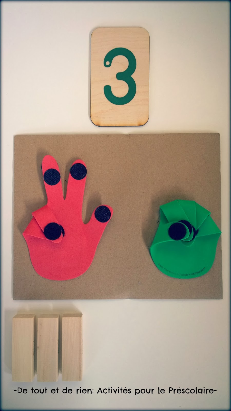 De tout et de rien: Activités pour le Préscolaire: Finger counting tool ...